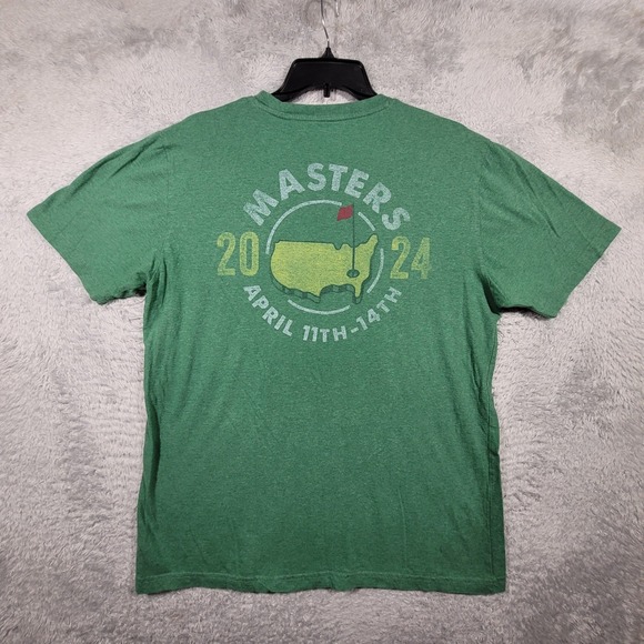 Masters | Shirts | Masters Tournament Golf Shirt Xl Green Augusta ...